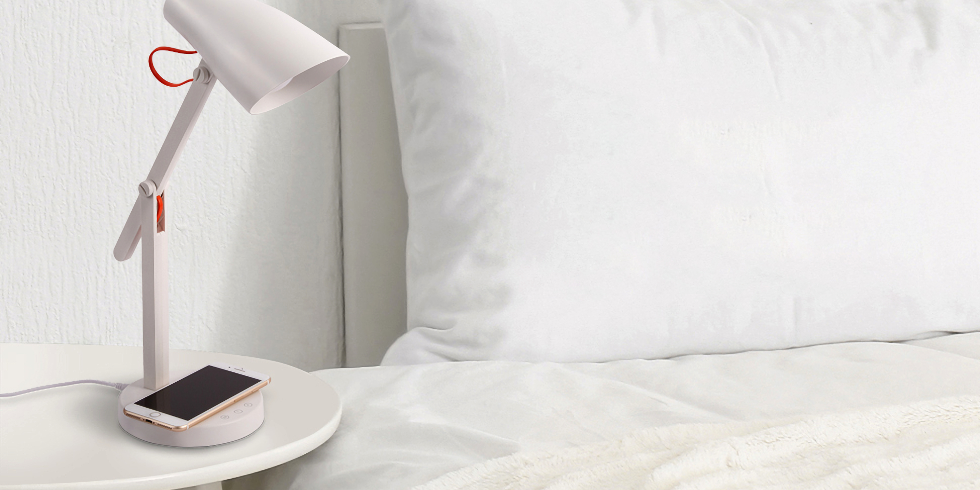 Add this wireless charging desk lamp to your room or office at $15 ...