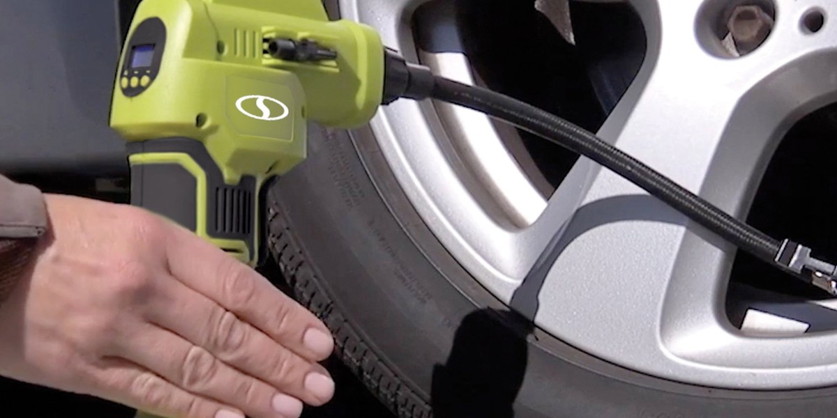 Auto Joe's 24V cordless portable compressor makes airing up tires ...