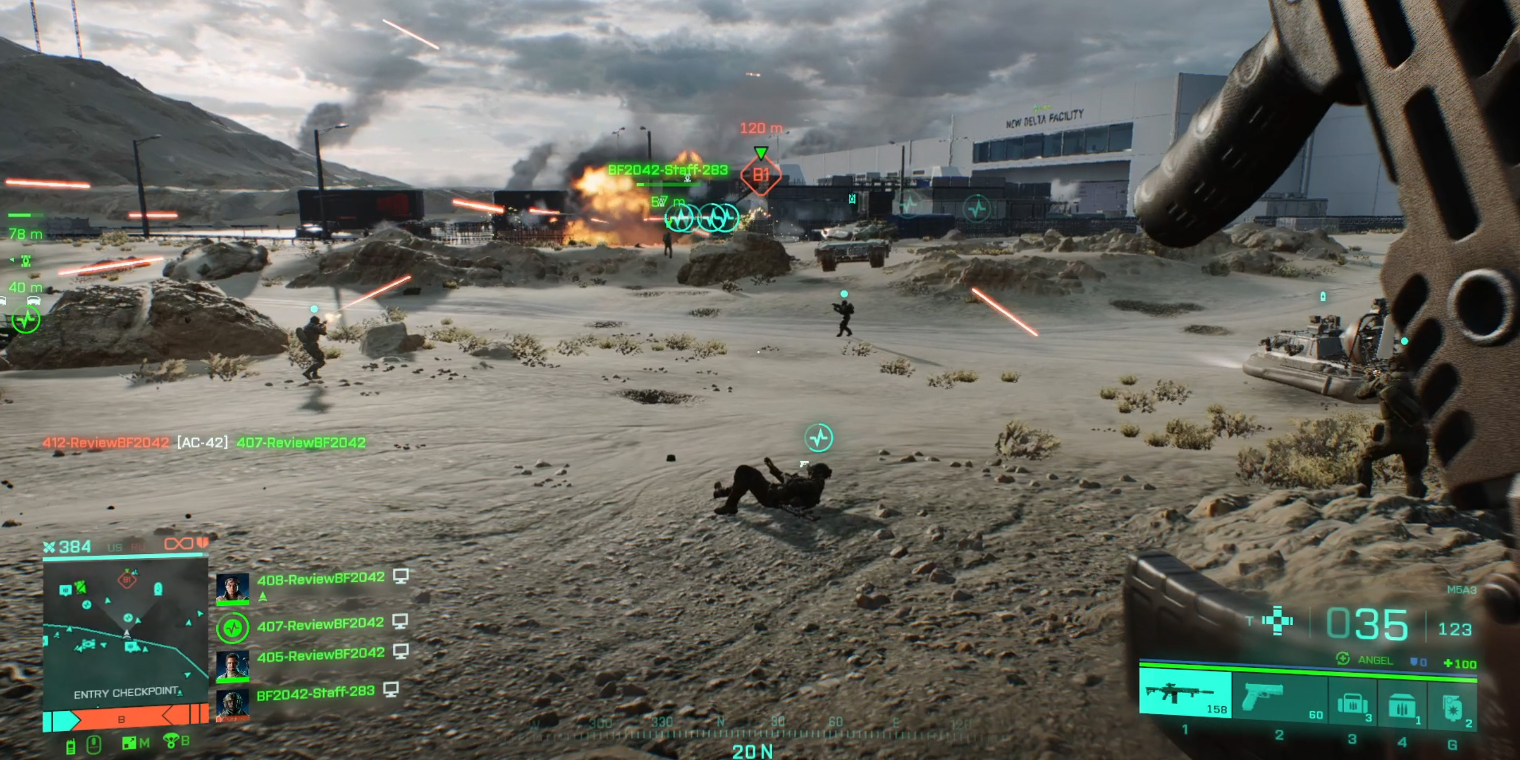 Battlefield 2042 Gameplay video from press event with first impressions