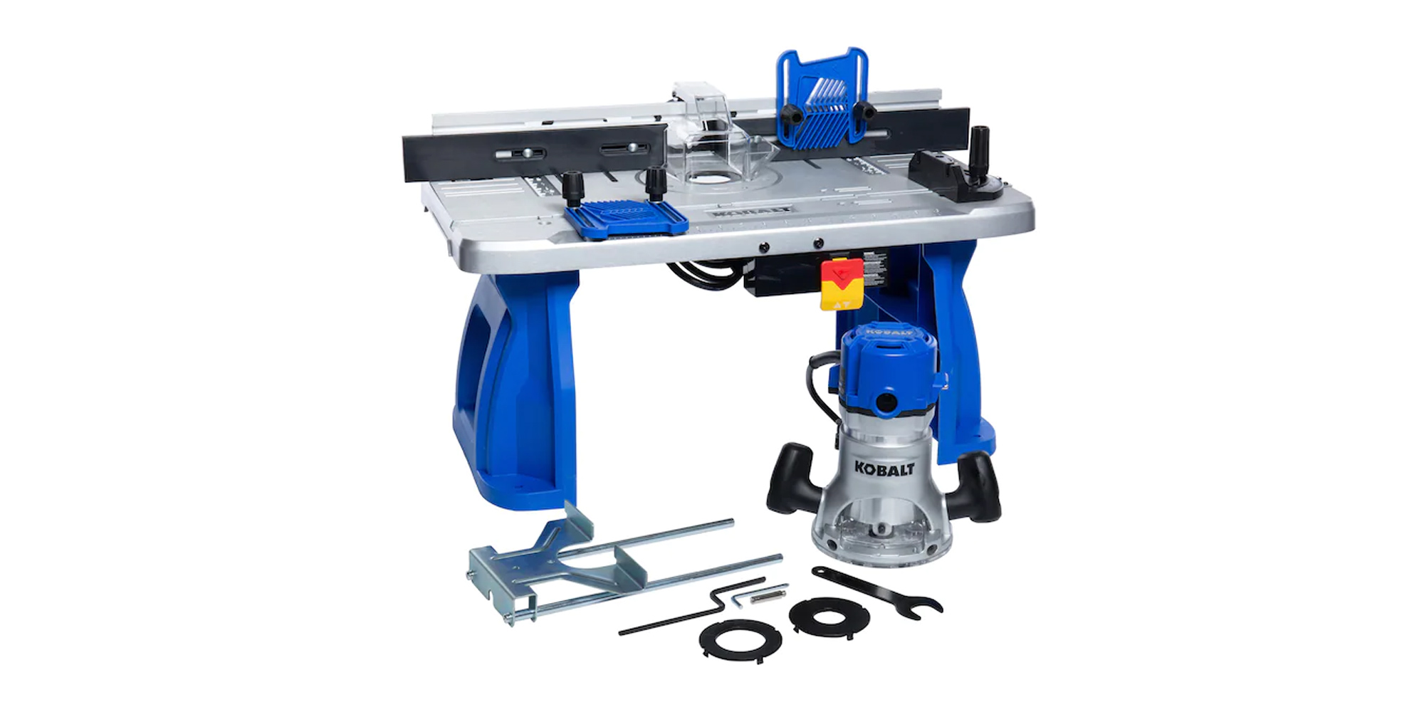 Kobalt's router table works with both 1/4- and 1/2-inch shanks at 2021 ...