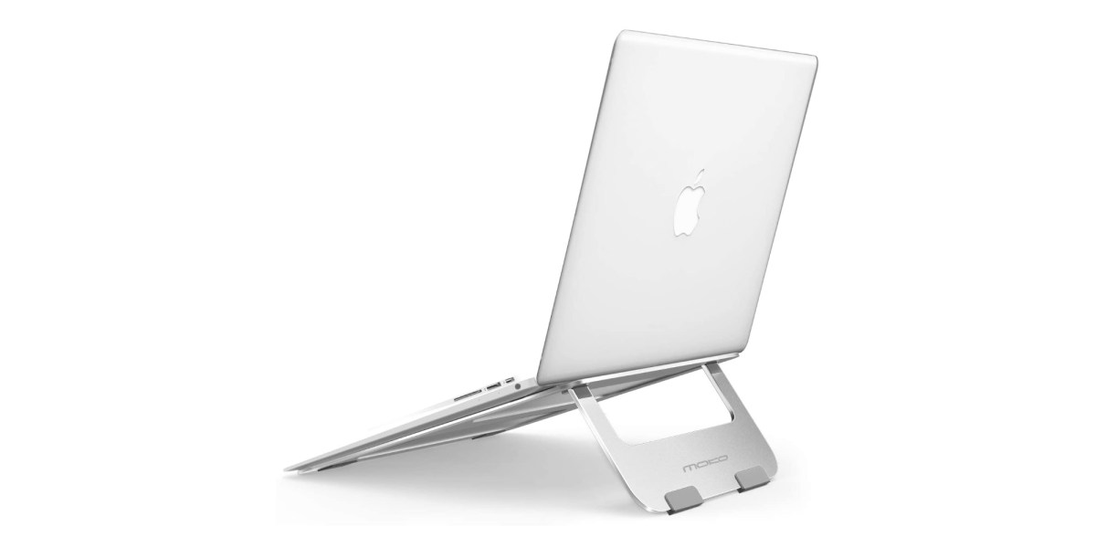 This aluminum MacBook stand folds flat and easily slides in your bag at ...