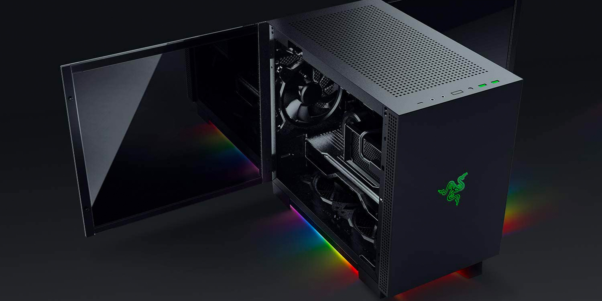 Razer’s mini-ITX Tomahawk PC case with RGB supports 240mm AiO coolers ...
