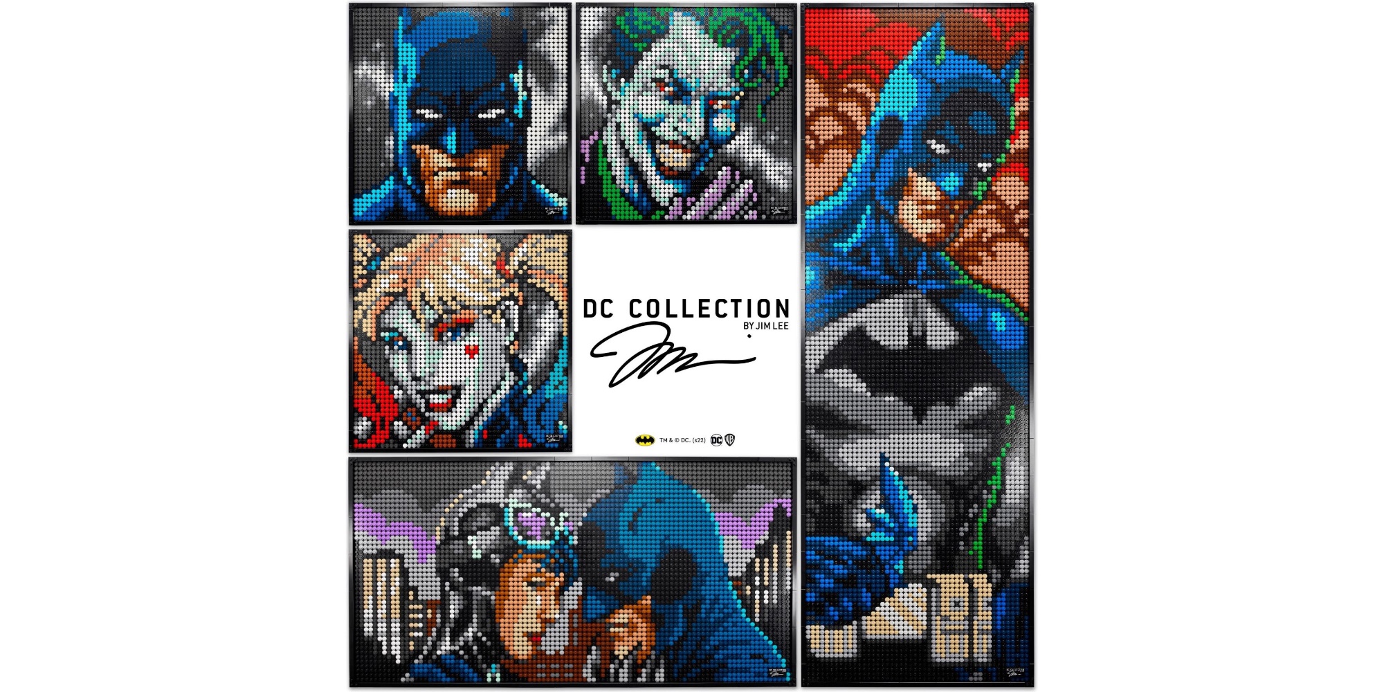 LEGO Batman Art mosaic unveiled with over 4,100 pieces - 9to5Toys