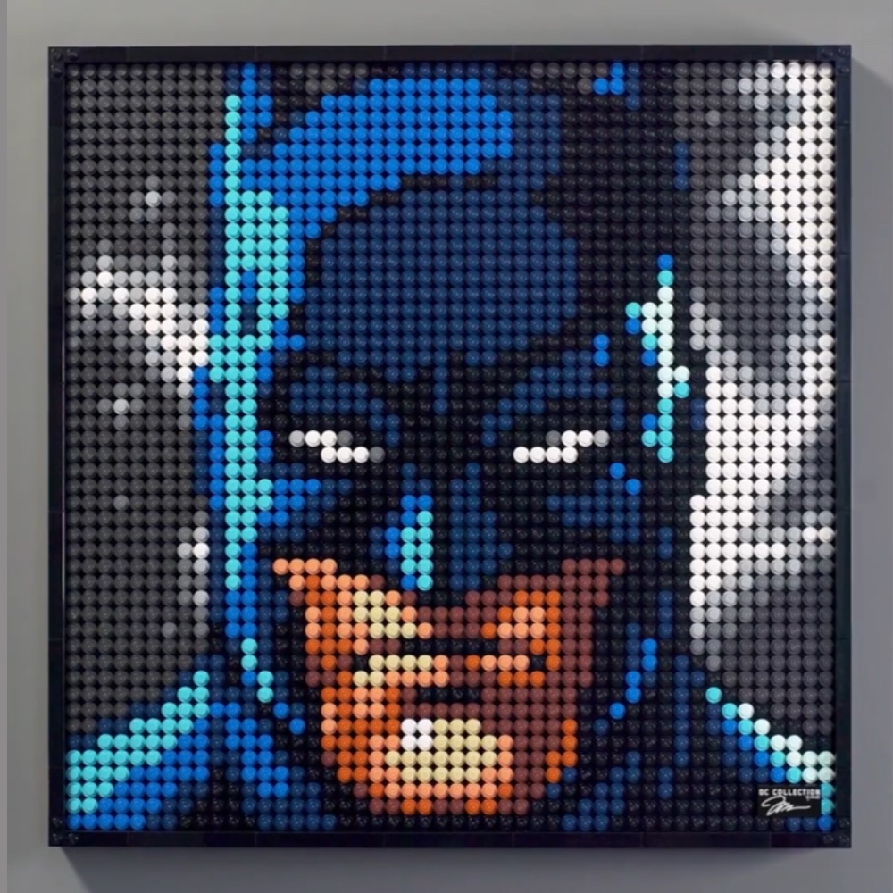 LEGO Batman Art mosaic unveiled with over 4,100 pieces - 9to5Toys