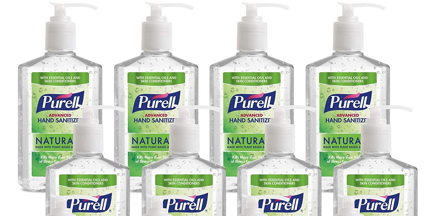 Stock up on Purell hand sanitizer at 20% off via Amazon: 12-pack ...