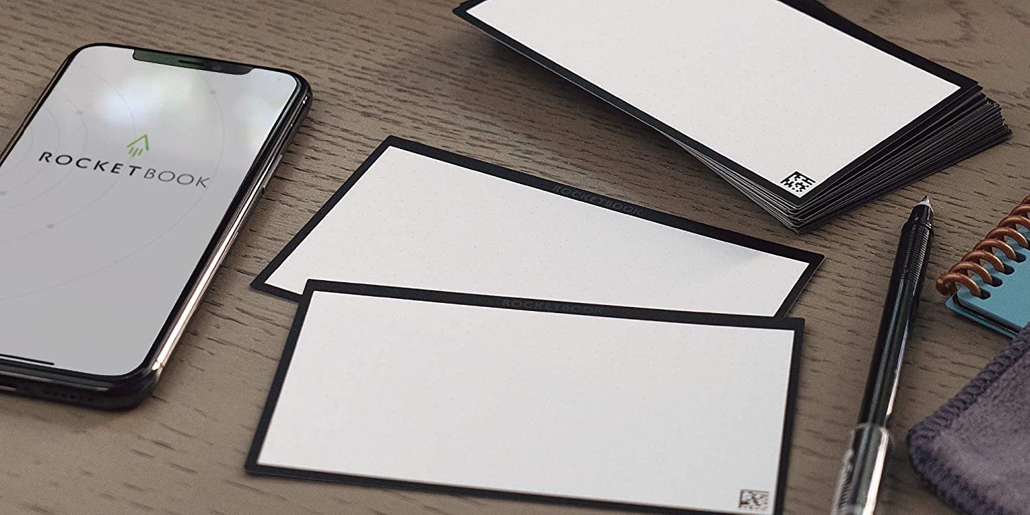 Rocketbook's 80-pack of smart reusable notes and reminder cards drops ...