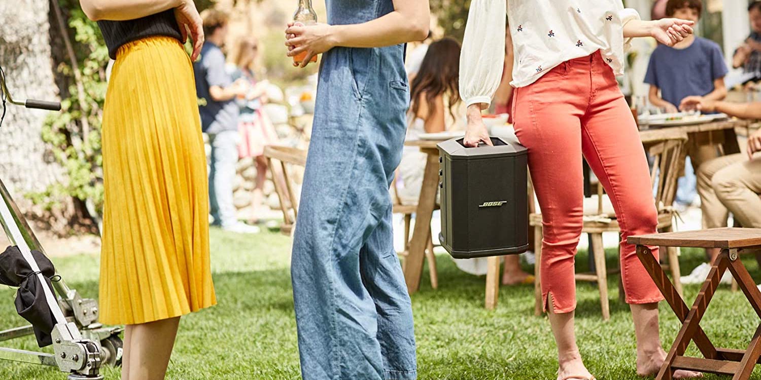 Bose S1 Pro Bluetooth party speaker system with mic input rocks the ...