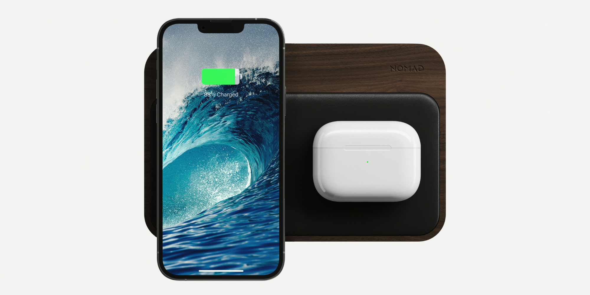 Nomad Walnut Base Station charger debuts with MagSafe - 9to5Toys