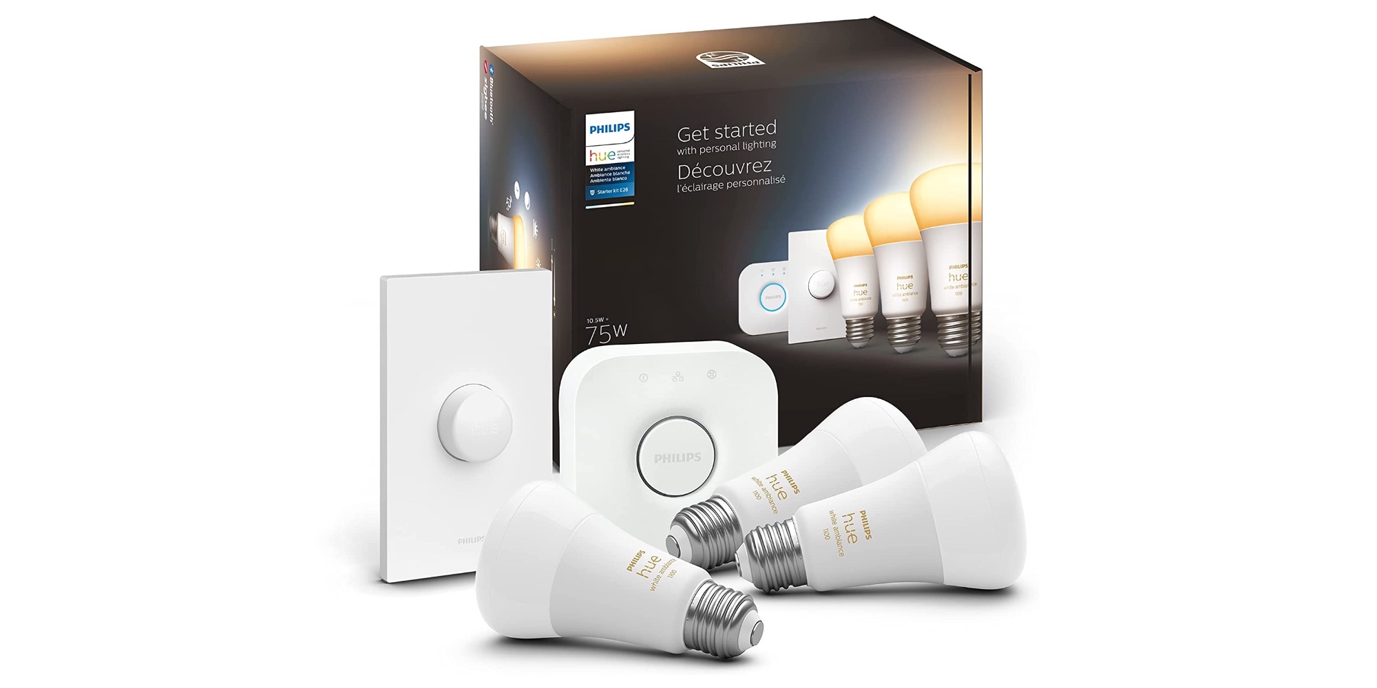Philips Hue Smart Button HomeKit starter kits include three bulbs from ...