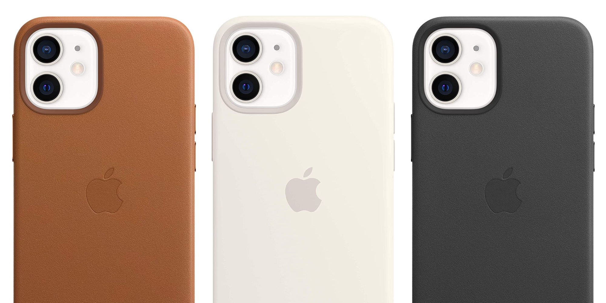 Score an official Apple iPhone 12 mini MagSafe leather/silicone case at ...
