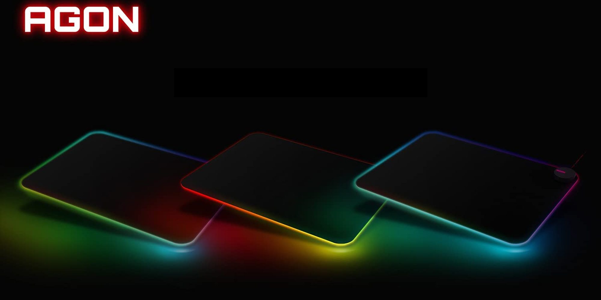 Accent your gaming setup with the Agon RGB wrap around mouse pad at a ...