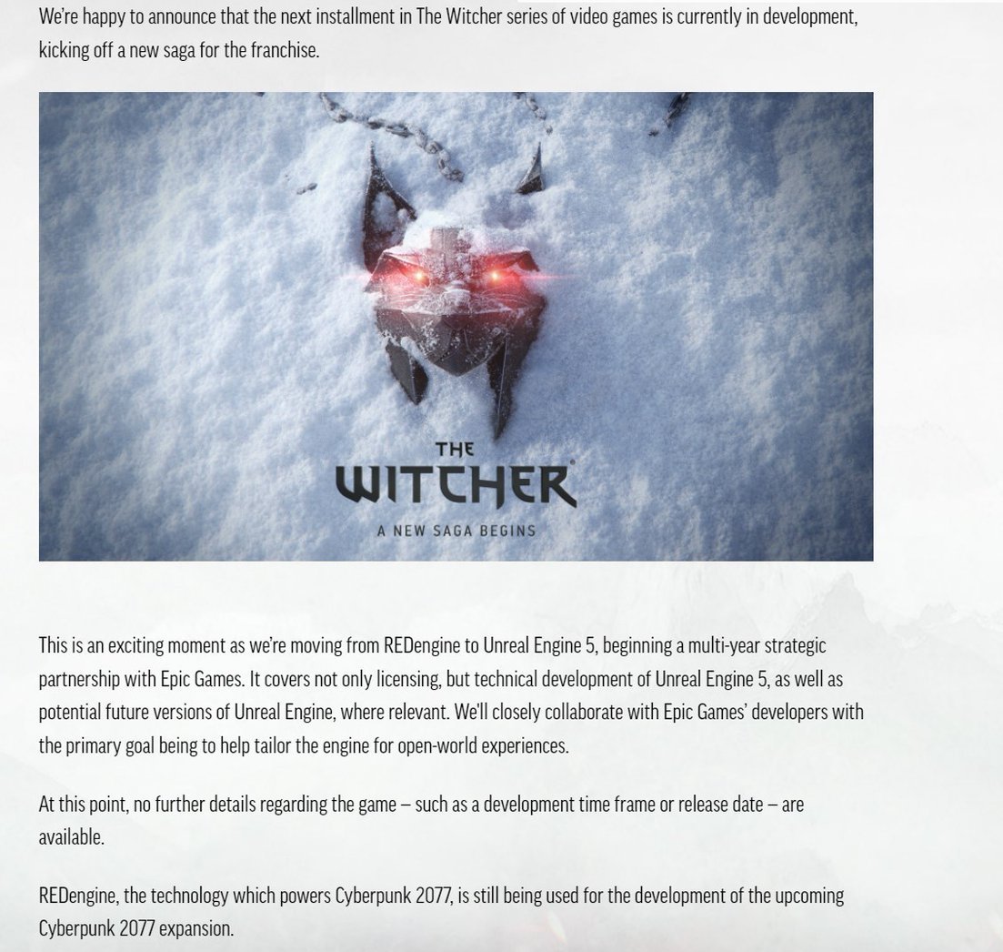 CDPR says new Witcher games now in development - 9to5Toys