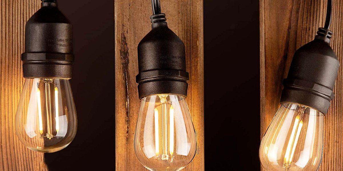 Save $30 on this 2-pack of 48-foot outdoor Edison-style string light ...