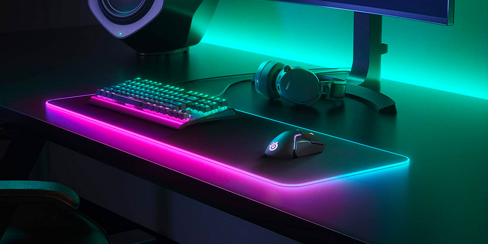 SteelSeries QcK RGB Prism gaming mouse pad takes your setup to the next ...