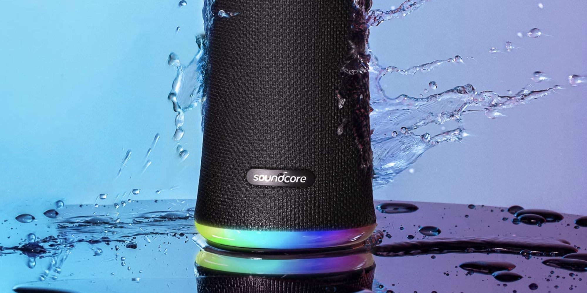 Anker Soundcore Flare 2 waterproof speaker rocks integrated RGB ...