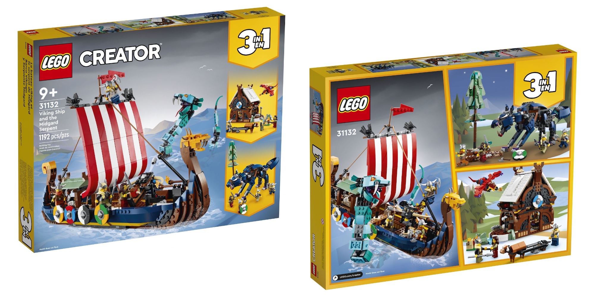 LEGO Viking Ship and the Midgard Serpent revealed - 9to5Toys