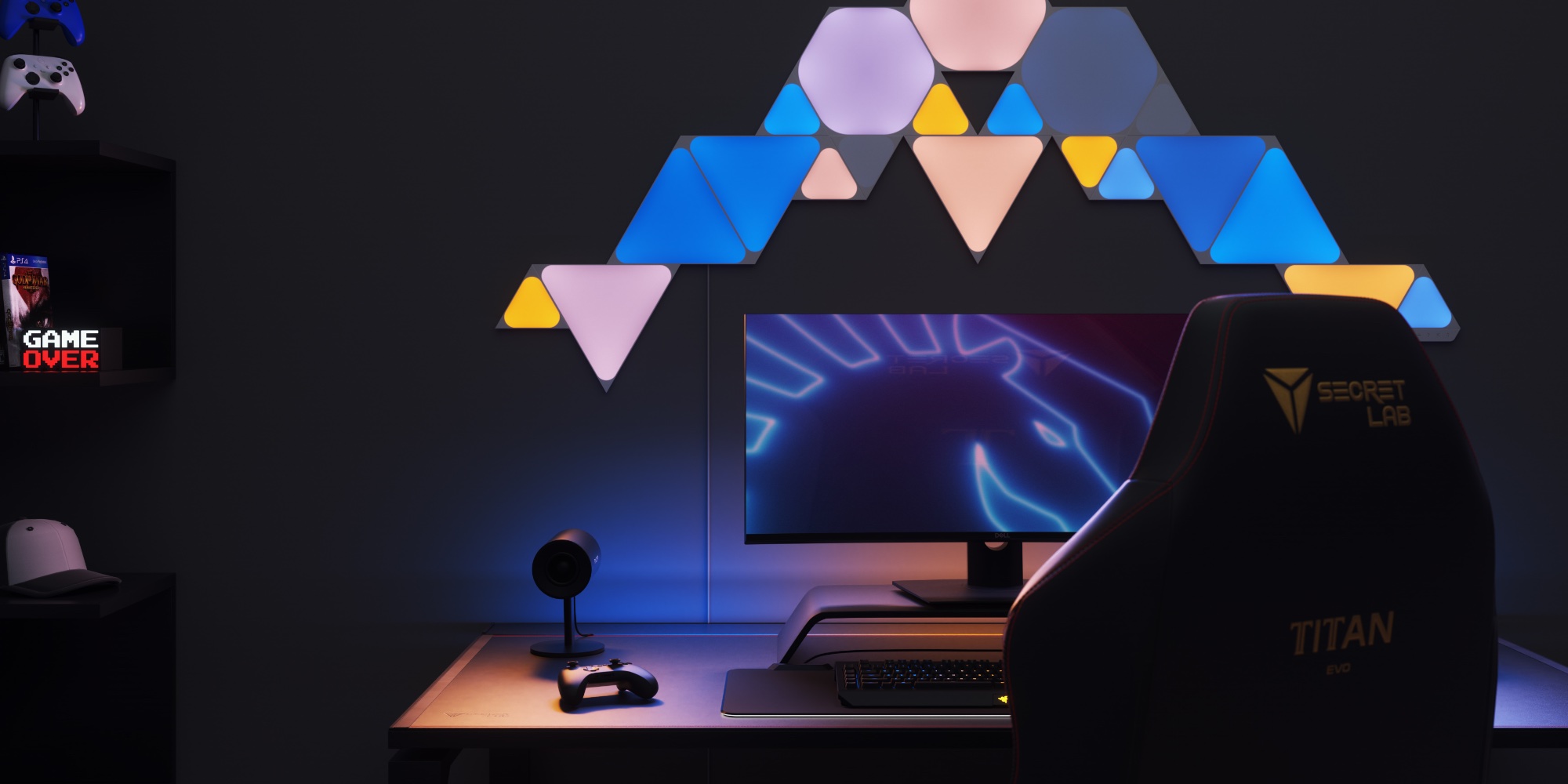 Nanoleaf's signature modular triangle smart home lights work with ...