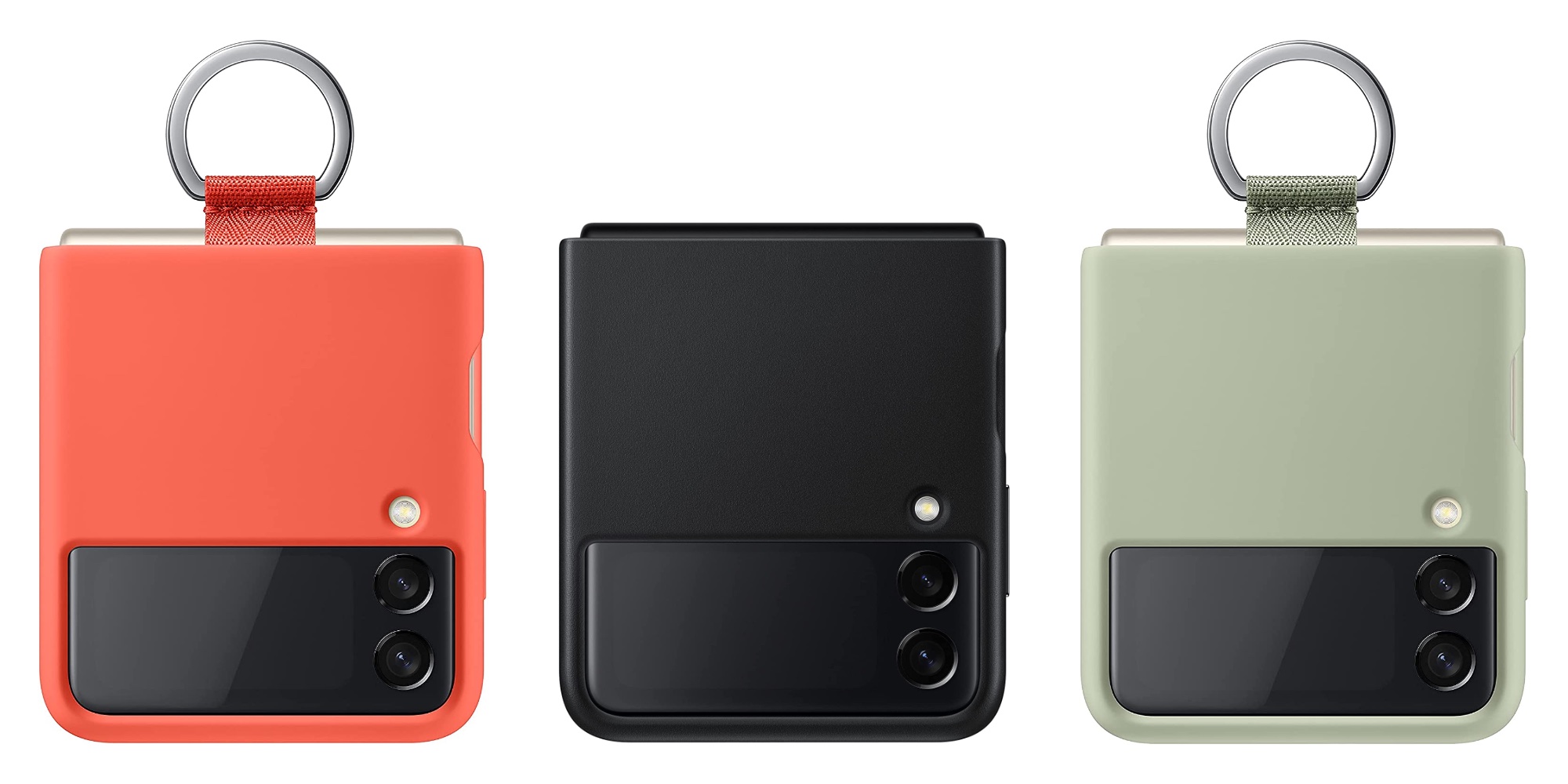 Samsung's official leather and silicone Galaxy Z Flip 3 cases on sale ...