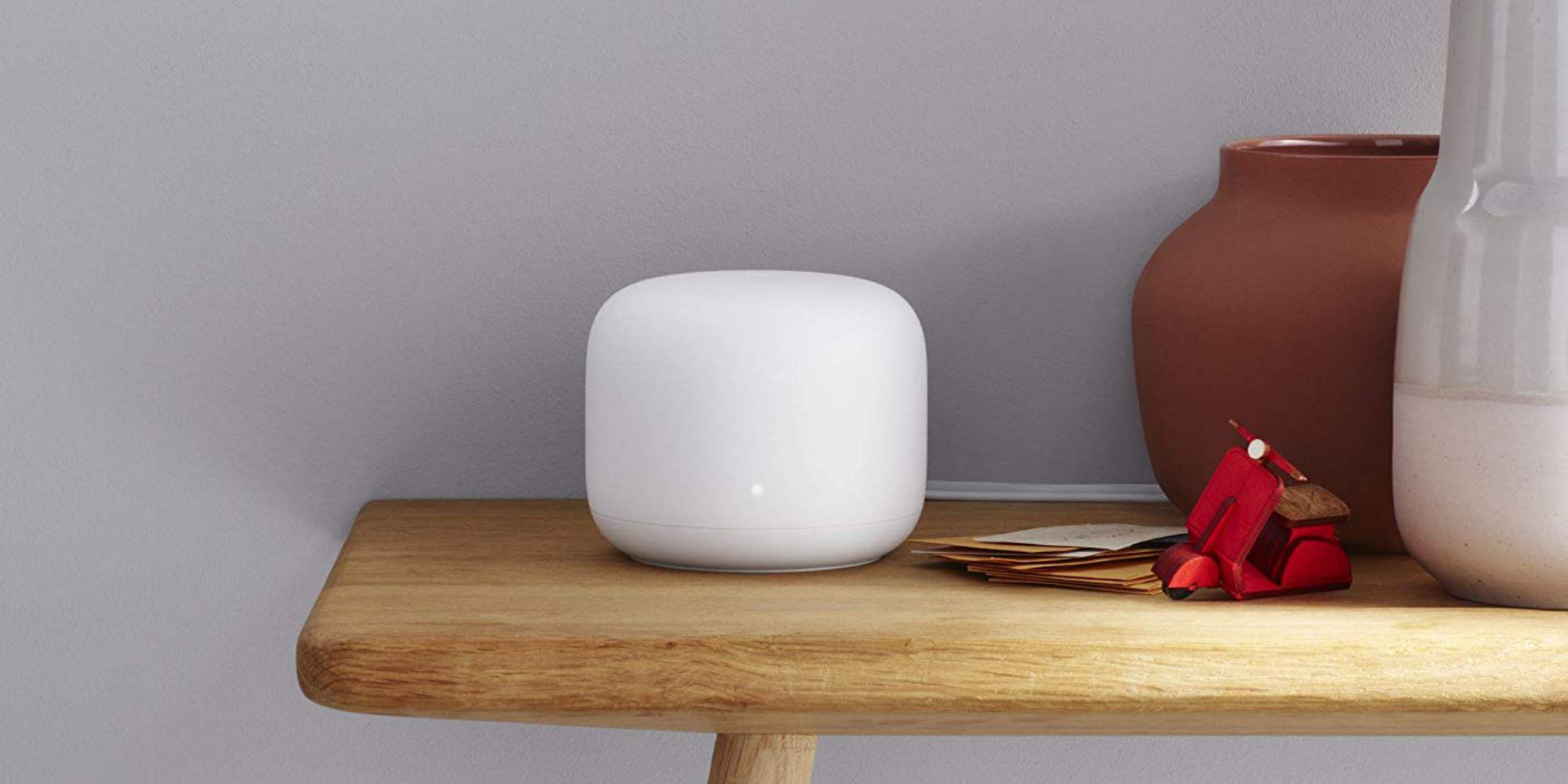 Google Nest Wifi Router system includes three nodes that double as ...