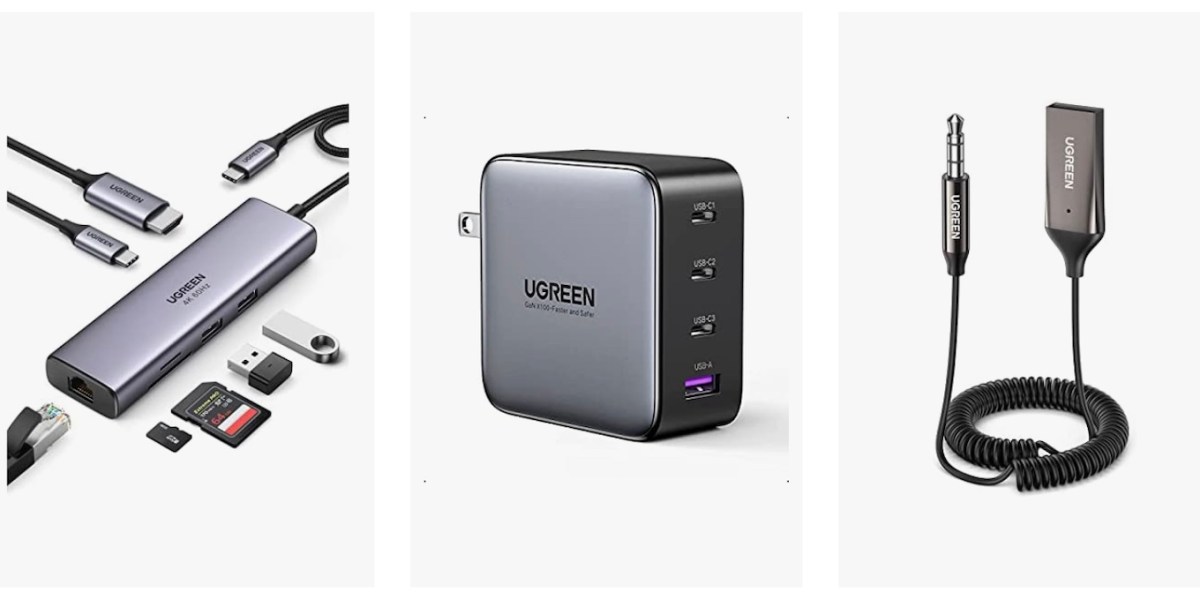 UGREEN Gold Box USB-C/Lightning cables, adapters and more start from $7