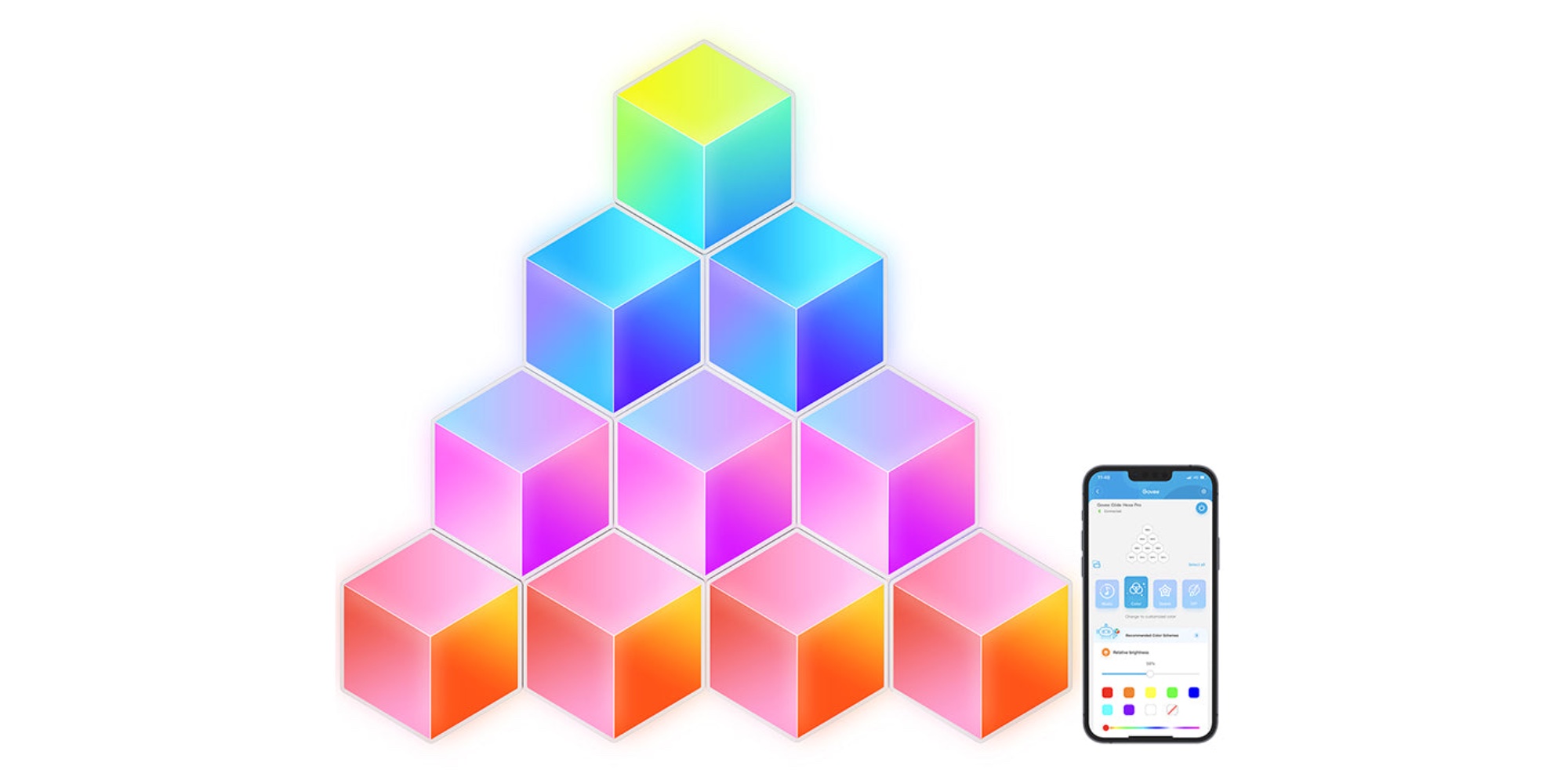 Govee Glide Hexa Pro light panels launch with modular design - 9to5Toys