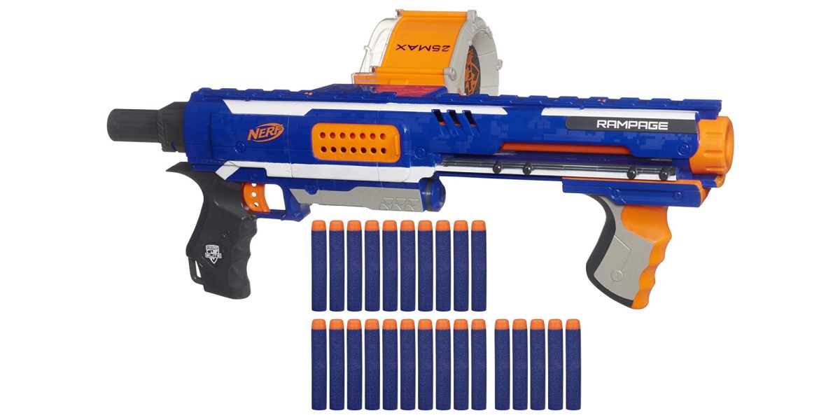 Build out your NERF arsenal with its Rampage N-Strike Elite Blaster at ...