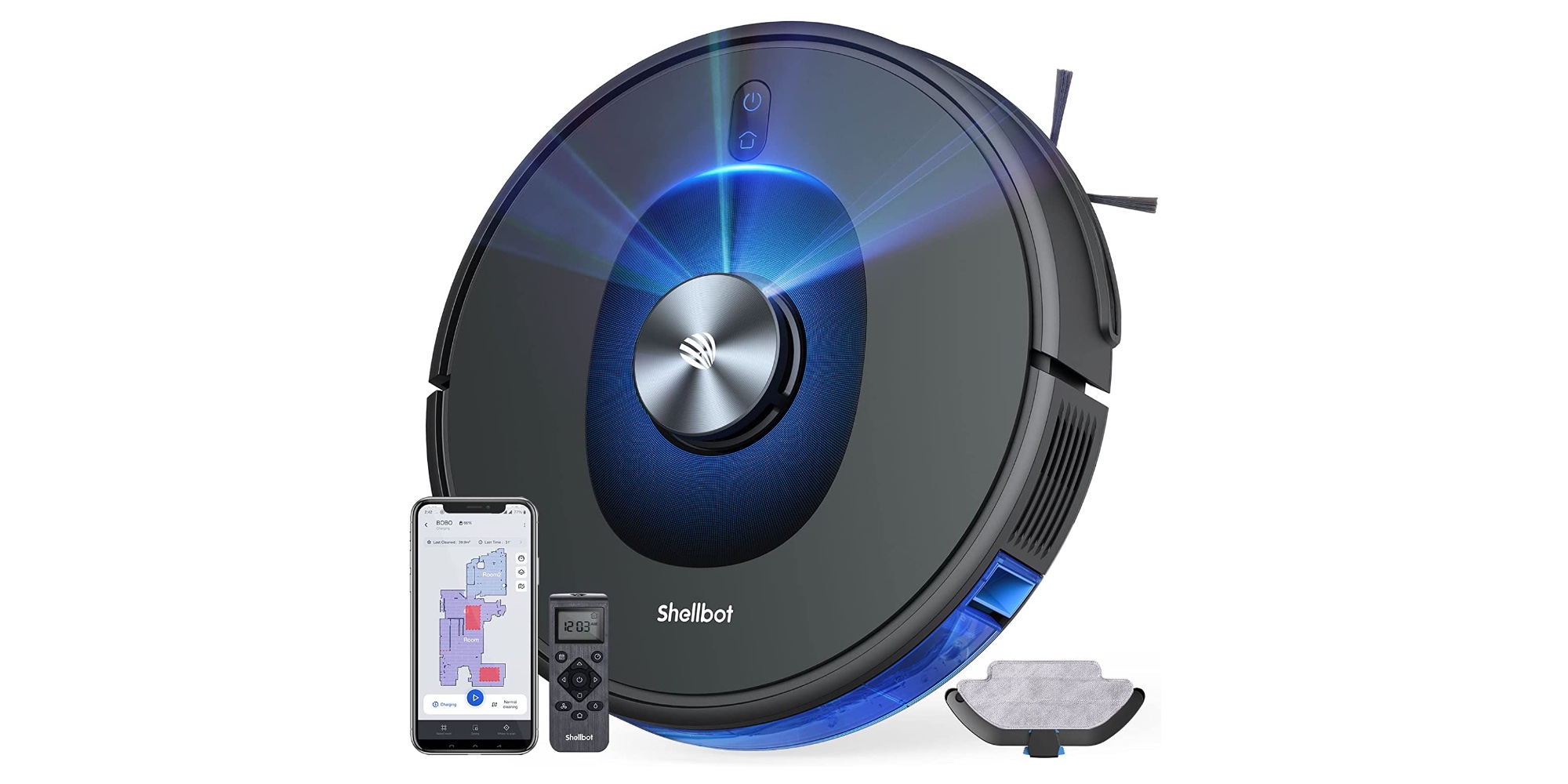 Shellbot SL60 Robotic Vacuum delivers LiDAR mapping - 9to5Toys