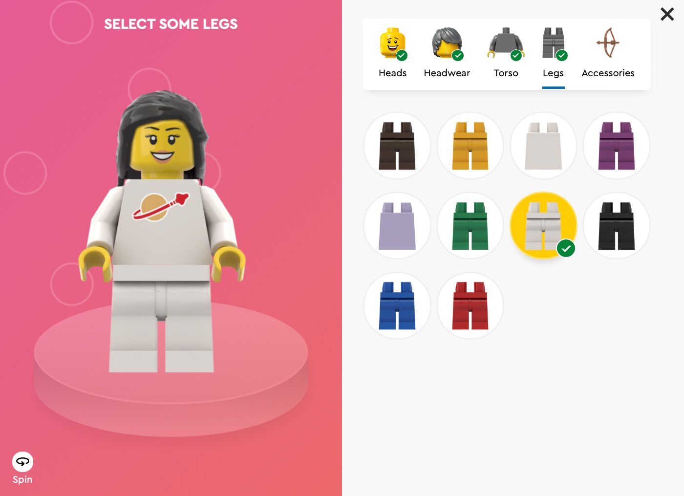 LEGO Minifigure Factory provides customizable figures for $12