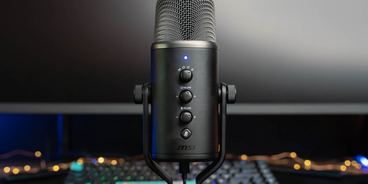 MSI Immerse GV60 streaming mic review and sound comparison