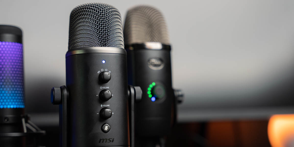 MSI Immerse GV60 streaming mic review and sound comparison