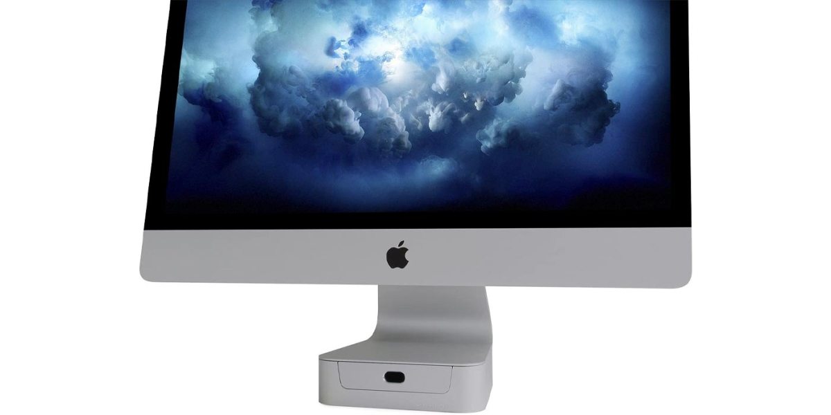 Rain Design's aluminum mBase for 27-inch iMac raises your desktop for ...