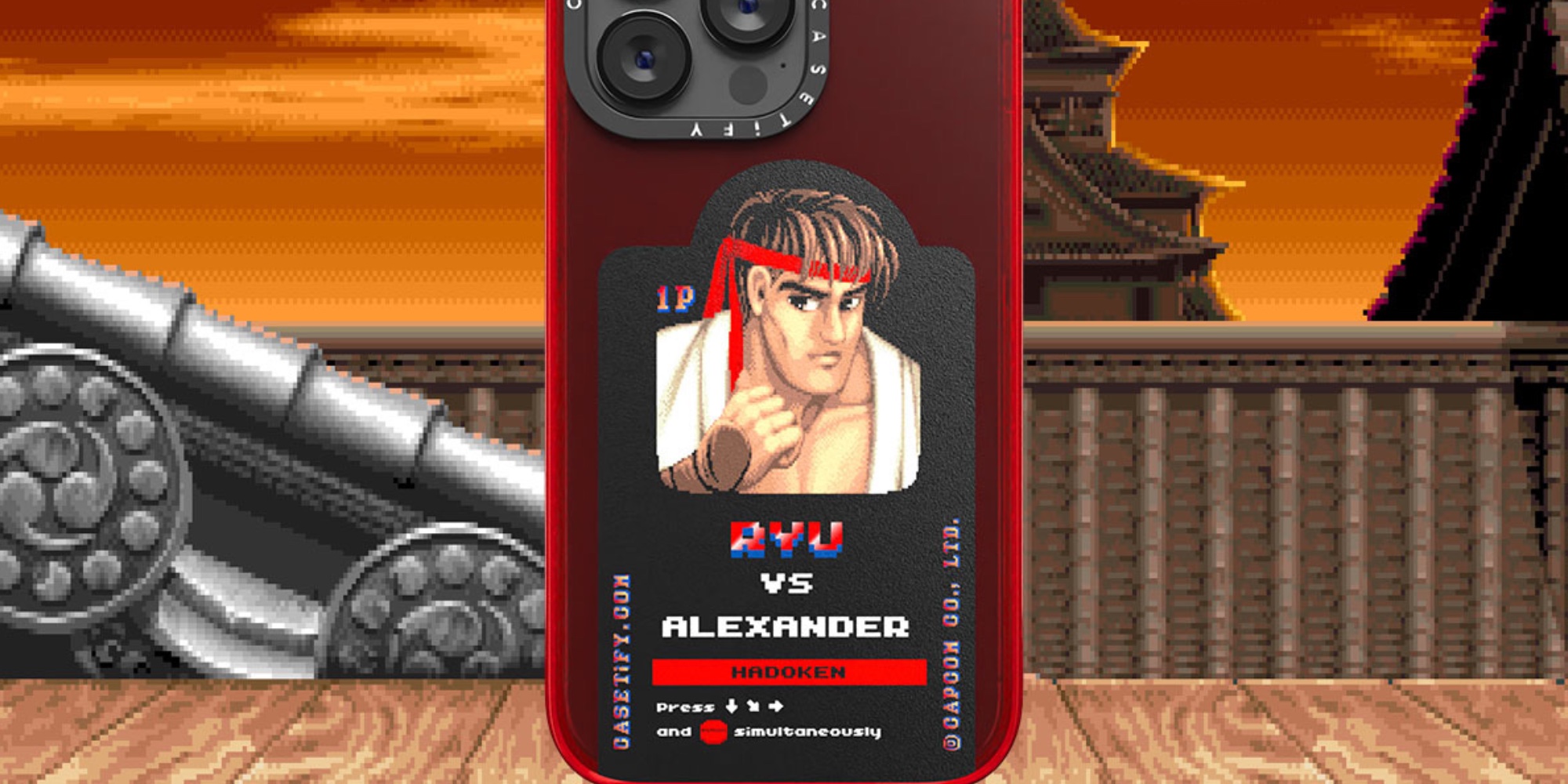 CASETiFY Street Fighter iPhone 13 cases and accessories