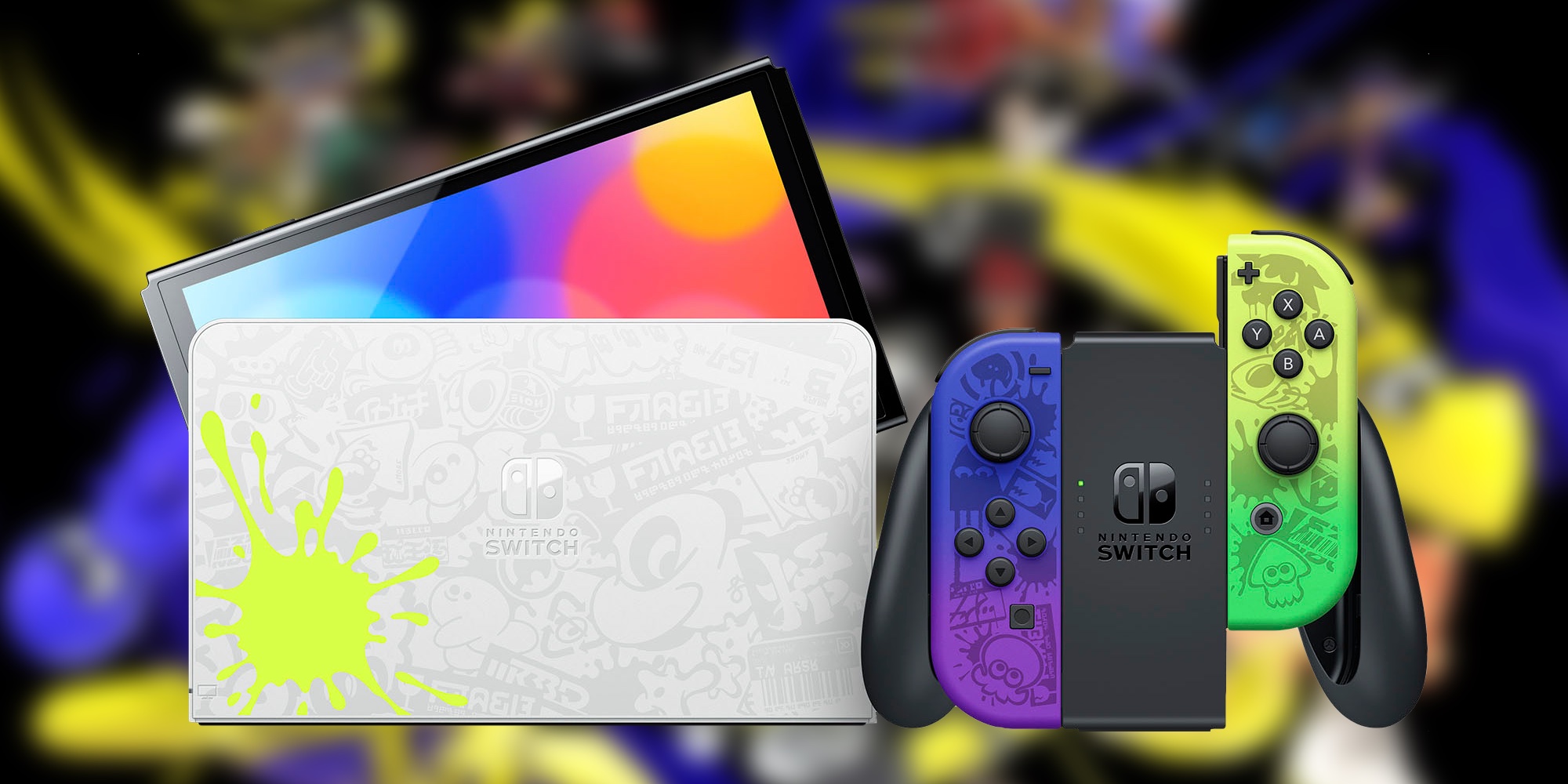 Nintendo Switch Splatoon 3 OLED console now available!