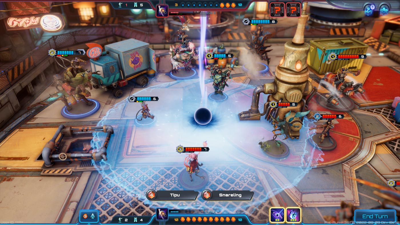 Moonbreaker is a unique turn-based sci-fi miniatures strategy game