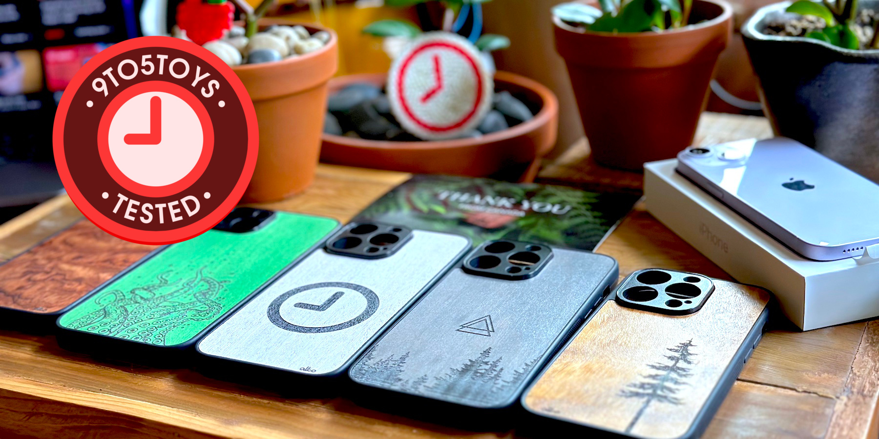 Wood engraved iPhone 14 cases from Alto