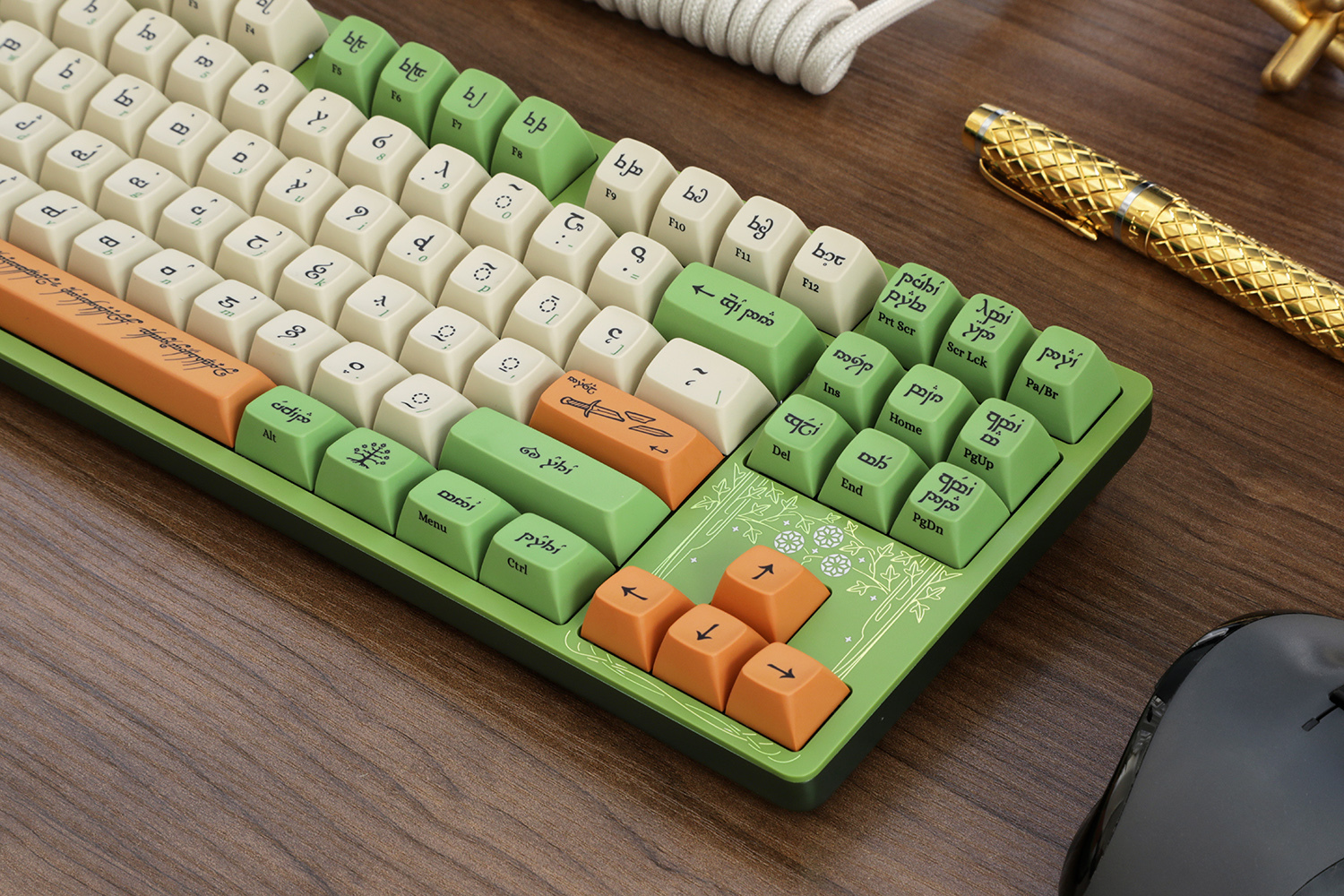 Drop + Lord of the Rings Dwarvish and Elvish Keyboard Sets