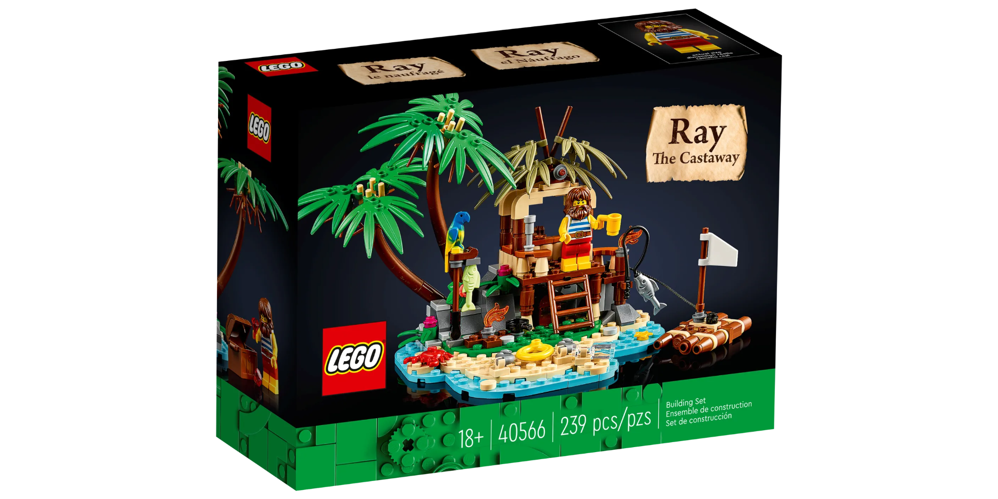 LEGO Ray the Castaway gift with purchase set revealed!