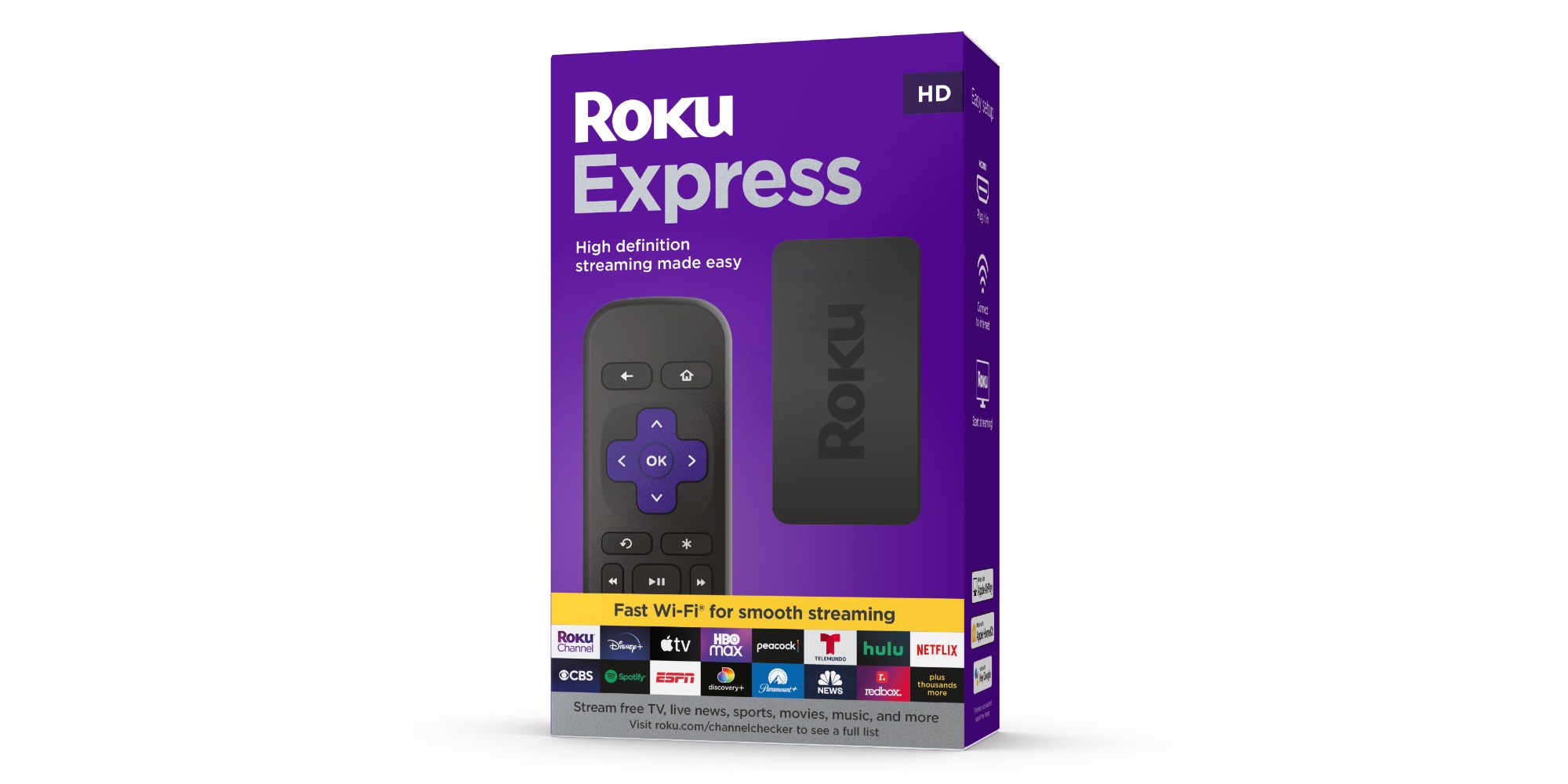 Roku Express HD refreshed alongside new Wireless Bass