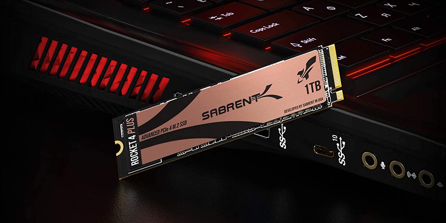 Sabrent's 1TB Rocket 4 Plus 7,100MB/s Gen4 SSD down at $120
