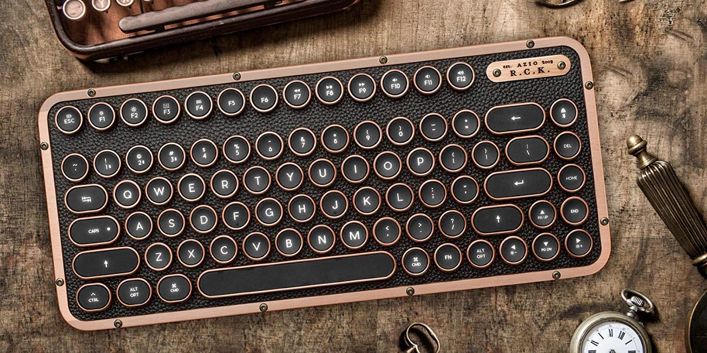 AZIO's retro compact Bluetooth wireless keyboard is made for macOS at ...