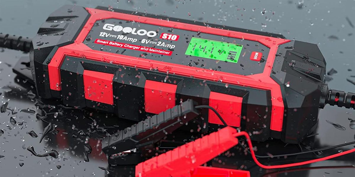 GOOLOO's 10A car battery charger/maintainer sees 50% discount to $40 ...