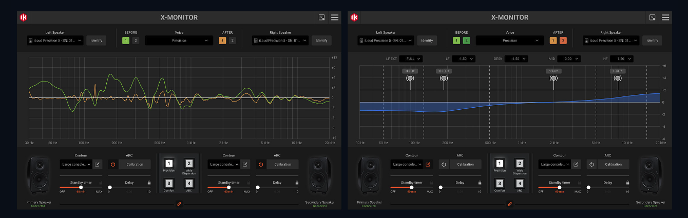 New iLoud Precision monitors with room calibration, DSP emulation