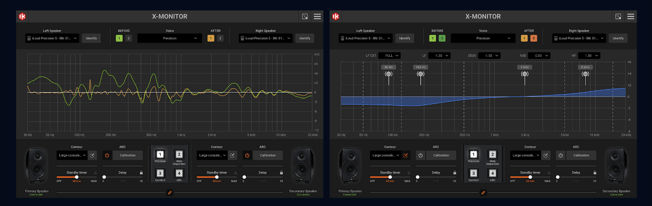 New iLoud Precision monitors with room calibration, DSP emulation