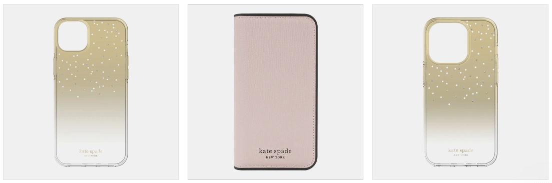 Pretty iPhone 14 cases and Kate Spade's fashion-forward designs