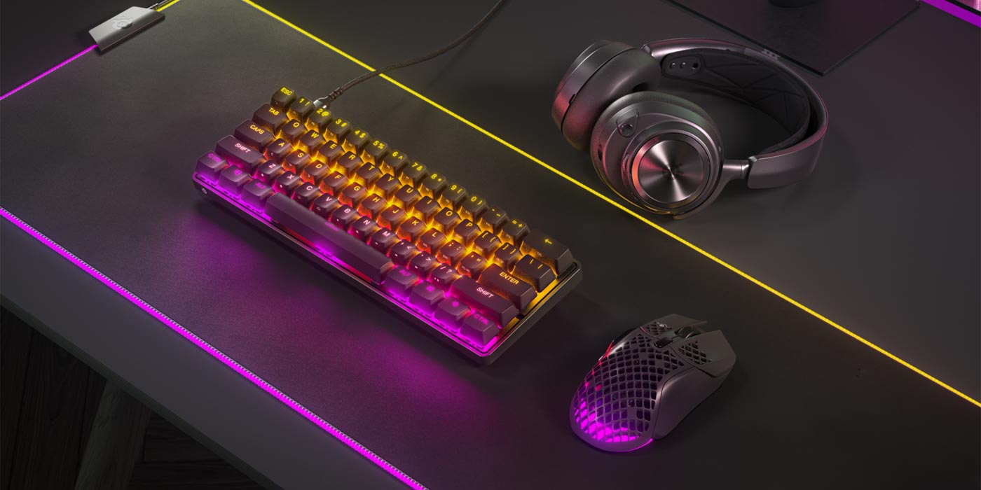 SteelSeries' Apex 9 Mini 60% gaming keyboard with swappable switches ...