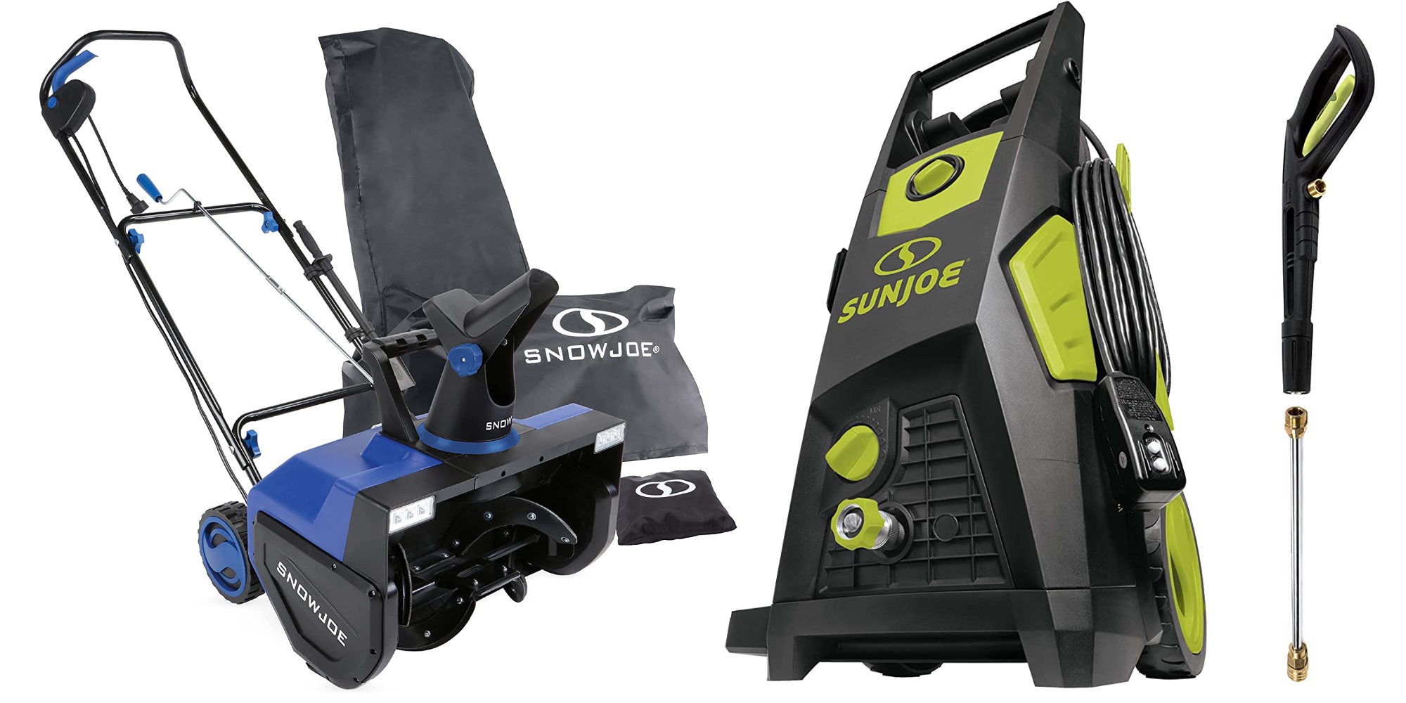 Score 2022 lows on electric Sun Joe pressure washers and Snow Joe snow ...
