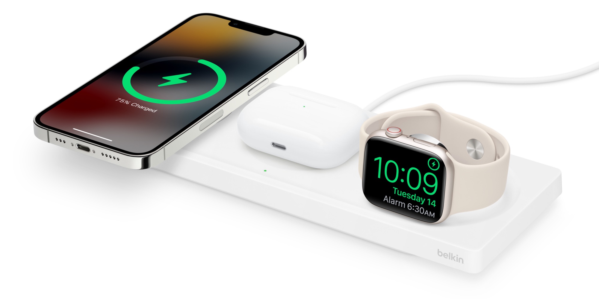 Belkin's 15W MagSafe 3-in-1 Charger for iPhone 14 hits $130.50 with ...