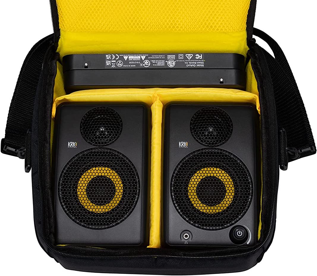 New KRK monitors have arrived with the new portable GoAux line
