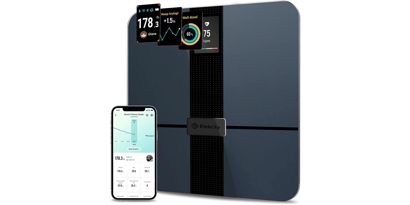 Etekcity's Wi-Fi HealthKit smart scale also works with Alexa and Google ...