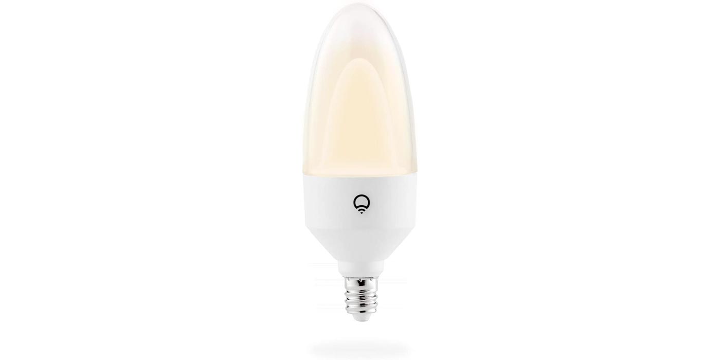 LIFX Candle HomeKit smart LED light bulb offers a variable white ...